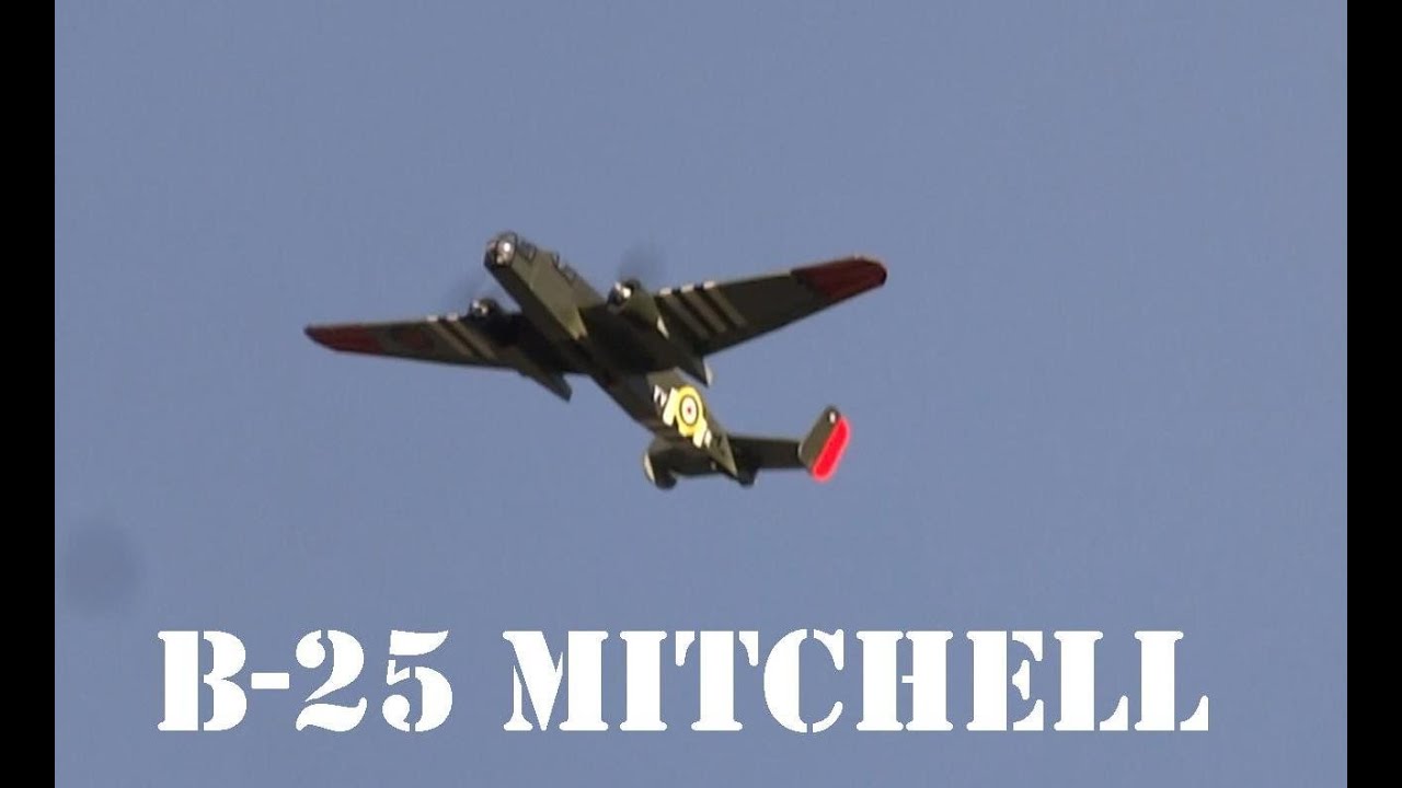 B-25 Mitchell Scratch build and designed by Patrick. - YouTube