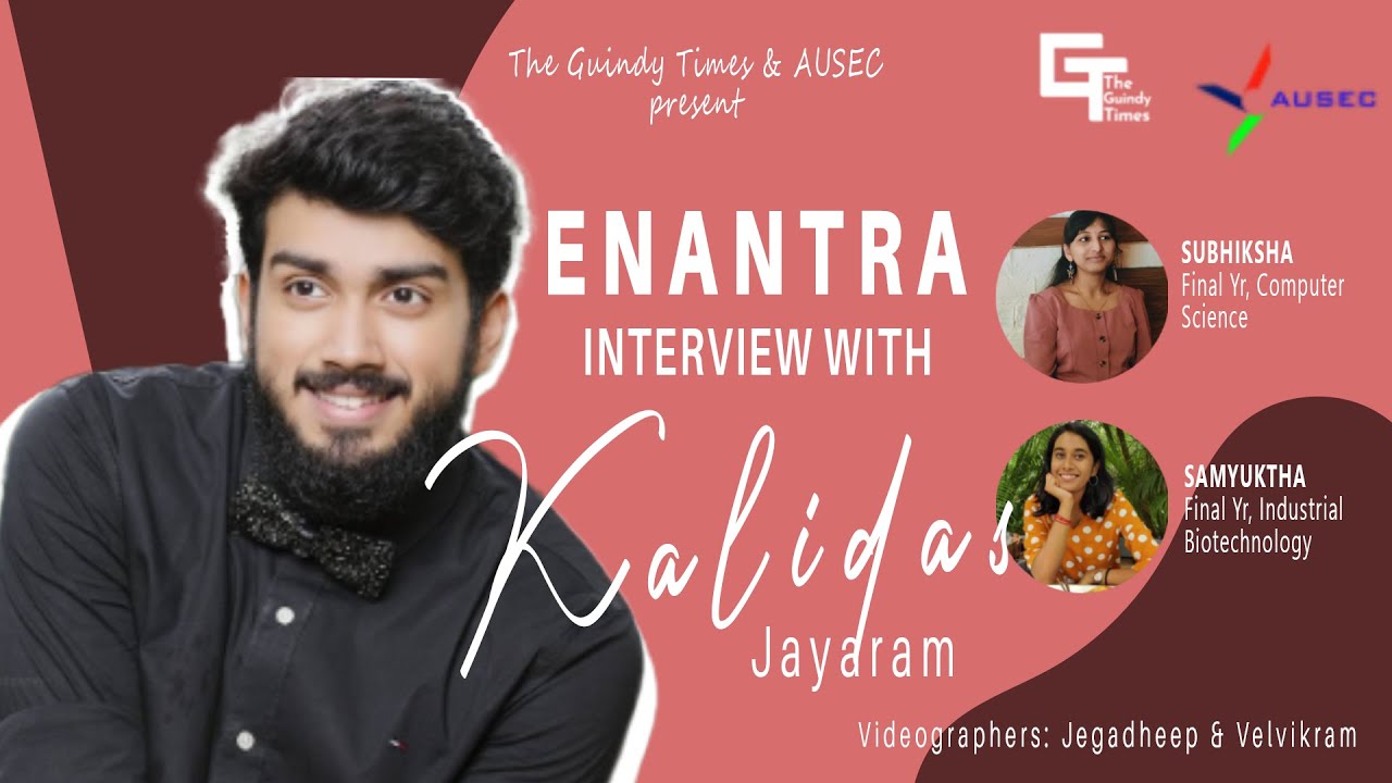 Interview with Kalidas Jayaram | Enantra Interviews | GT x AUSEC - YouTube