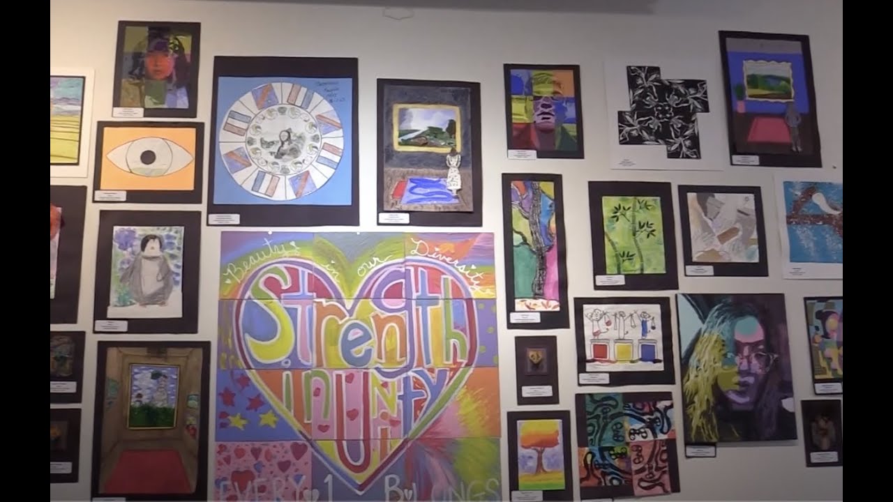 CSD Youth Art Month Show - YouTube
