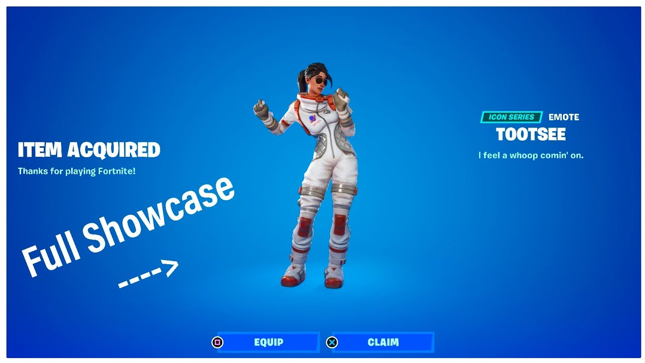 New 'Tootsee' Icon Emote Out Now! - Emote Showcase - YouTube