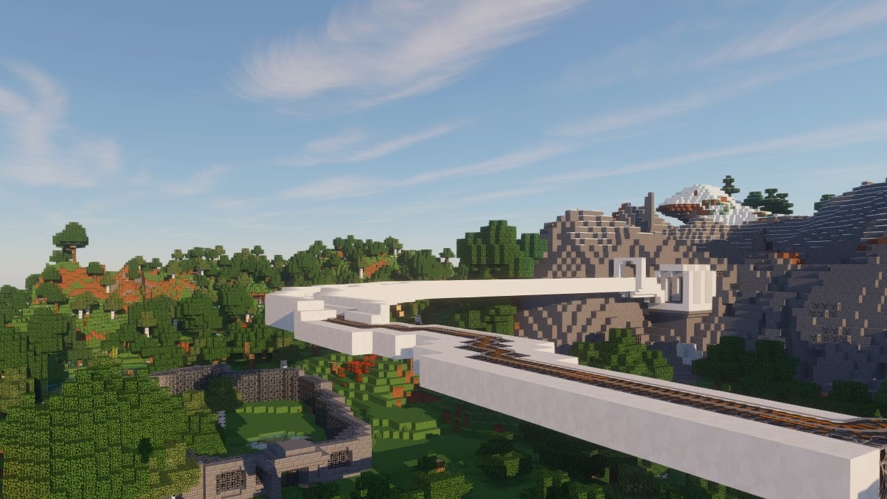 CONTINUING THE RAILWAY ONCE MORE AND A SHULKING DISCOVERY | MINECRAFT ...