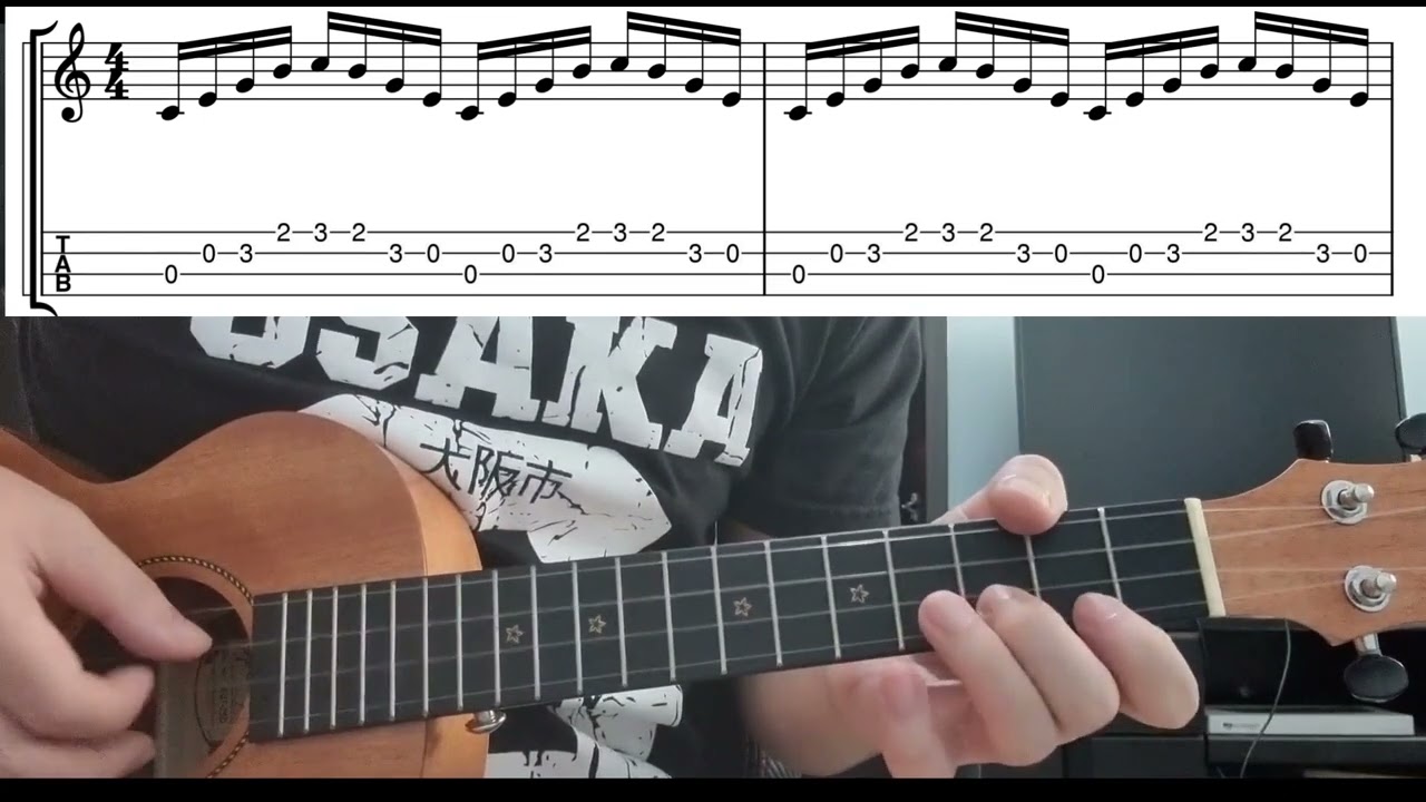 Stranger Things Main Theme - Easy Beginner Ukulele Tabs With ...