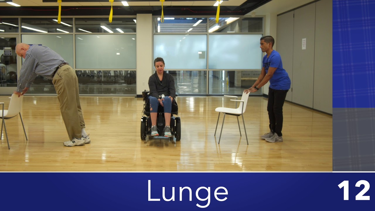 Modified Exercise: The Lunge - YouTube