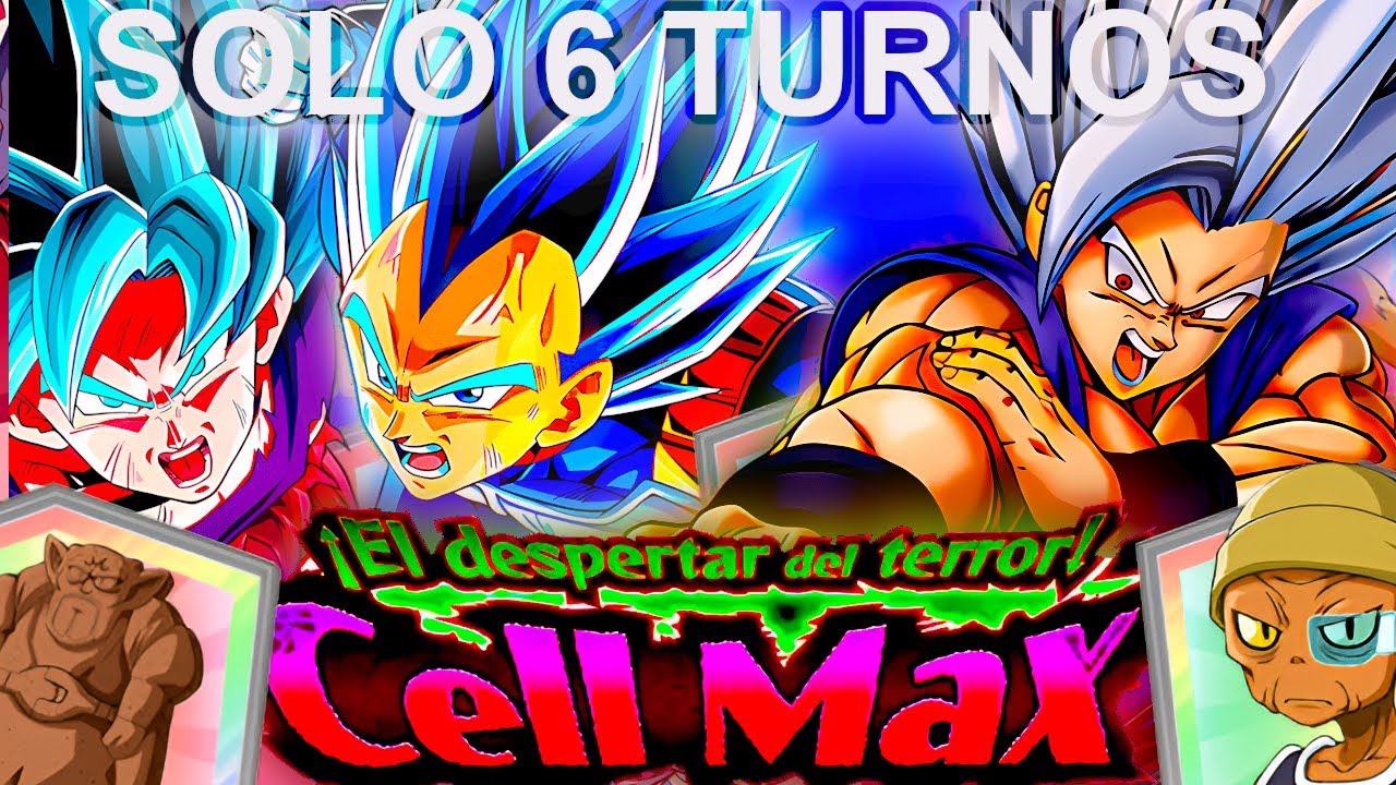 DERROTANDO A CELL MAX EN SOLO 6 TURNOS-EL DESPERTAR DEL TERROR CELL MAX ...