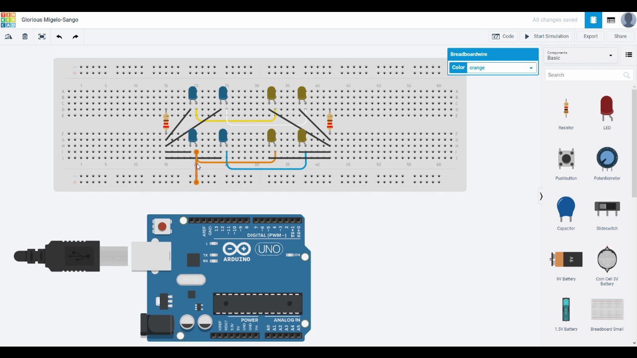 2x2x2 CUBE LED 기본동작원리-아두이노 - YouTube