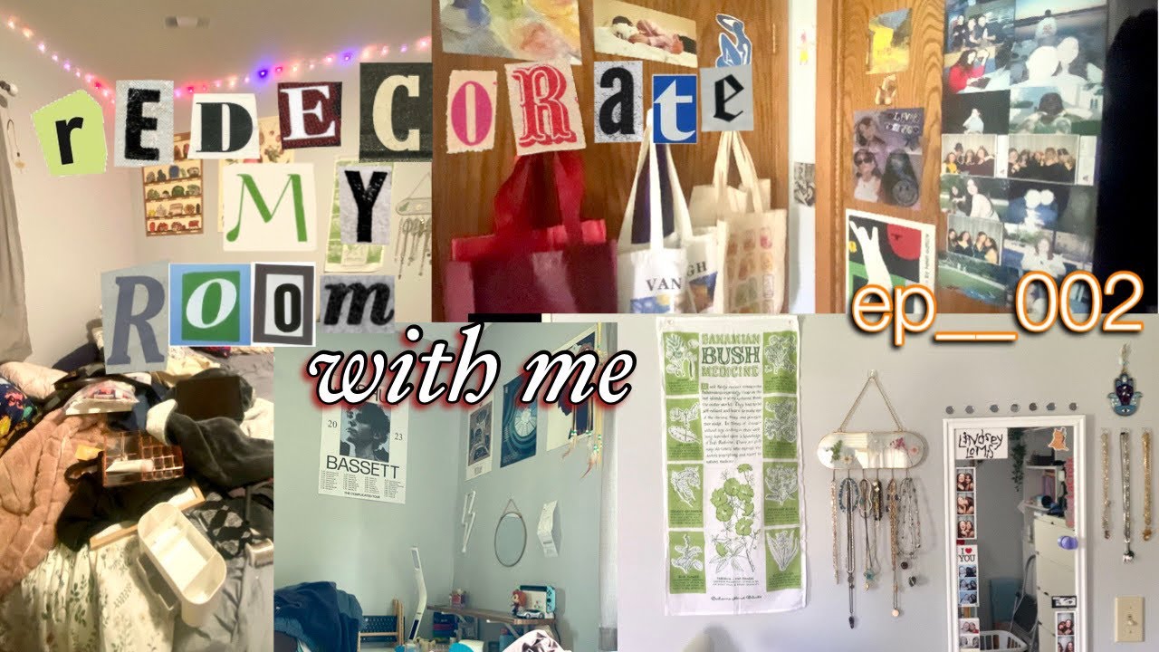 redecorate my room with me! - YouTube