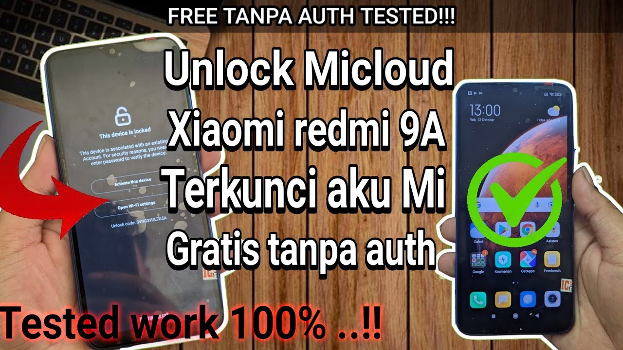 Unlock Micloud Redmi 9A Terkunci Akun mi via flashtool tanpa auth ...