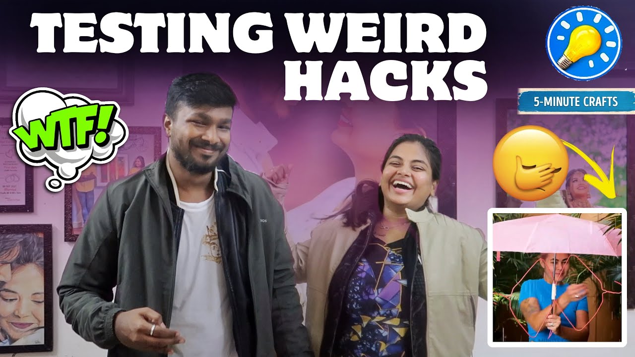 REACTING AND RECREATING WEIRD HACKS 😂😂 (Ena Karumam da) 😂 - YouTube