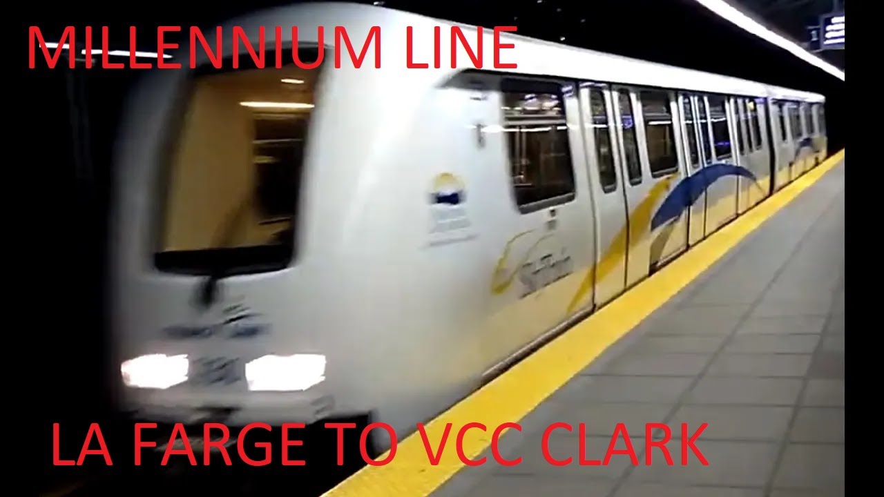 Translink - SkyTrain - Millennium Line - La Farge Lake to VCC Clark ...