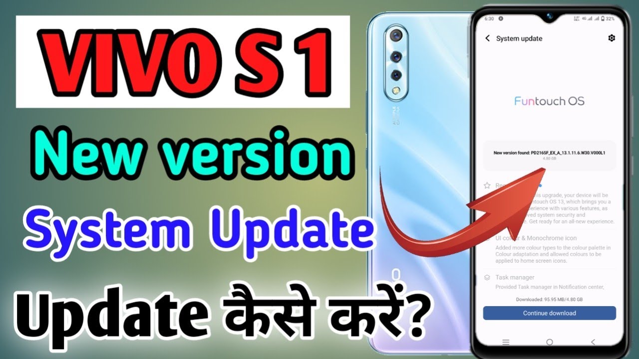 Vivo S1 me system update kaise kare // how to system update in vivo s1 ...