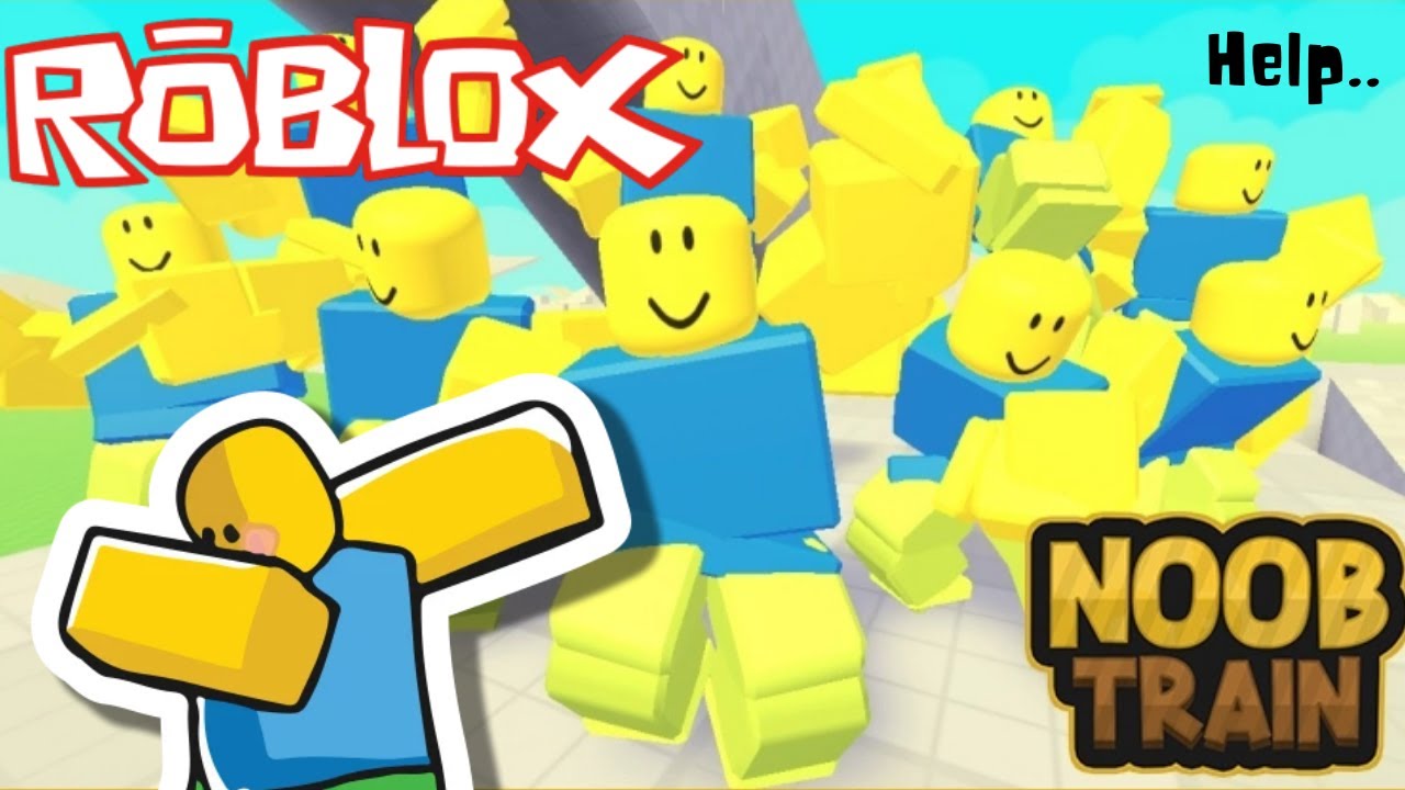 Training 100,000 NOOBS in Roblox| Roblox Noob Train - YouTube