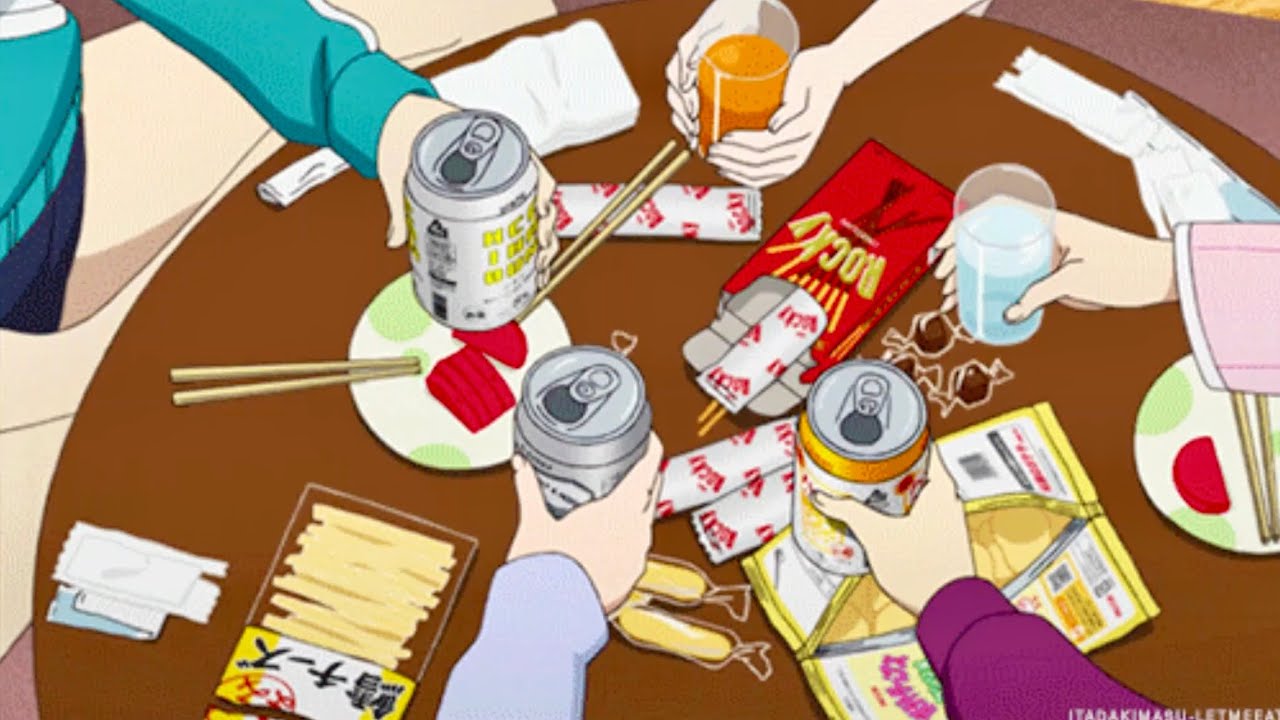 Delightful Snack Time🧁| Anime GIF - YouTube