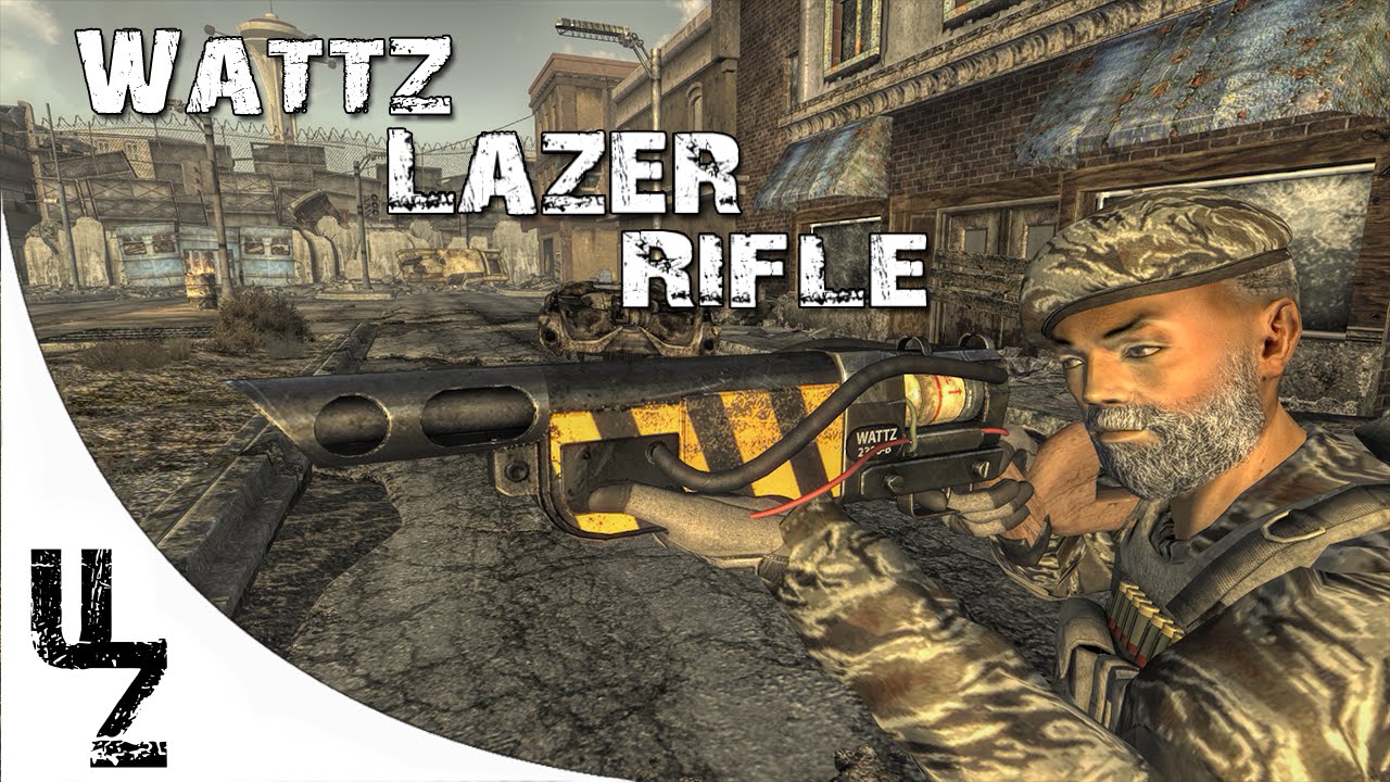 Wattz Lazer Rifle - Mod - Fallout New Vegas - YouTube