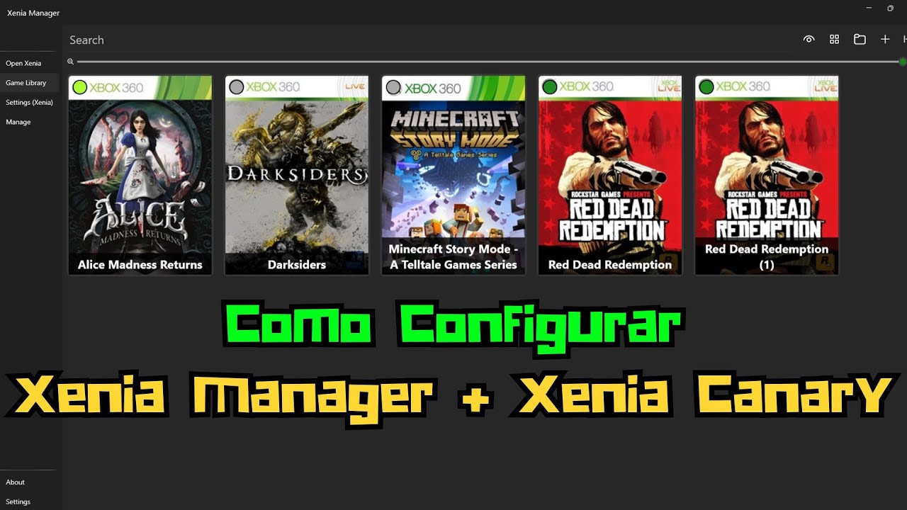 🎮 Tutorial Completo Como Configurar o Xenia Manager Passo a Passo ...