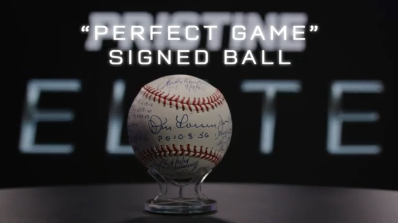 Pristine Elite I Perfect Game Pitchers OML Baseball Signed & Inscribed ...