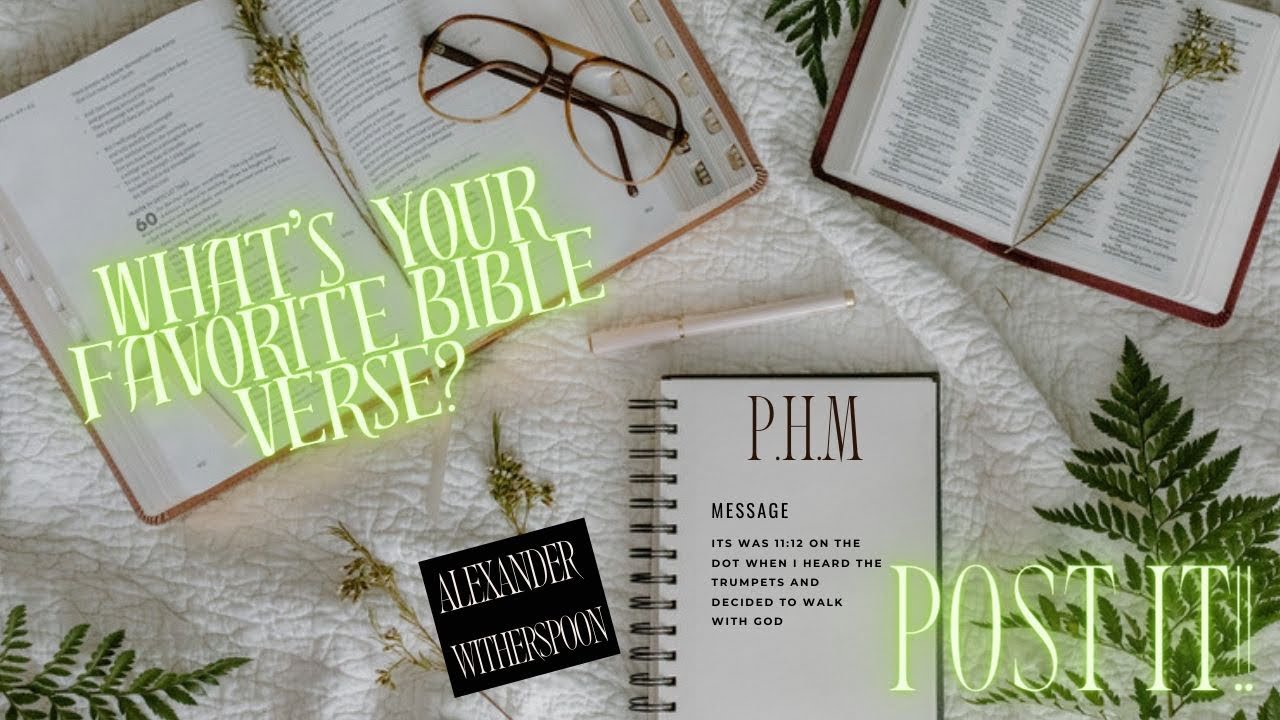 What is your favorite scripture ? Post it !! - YouTube