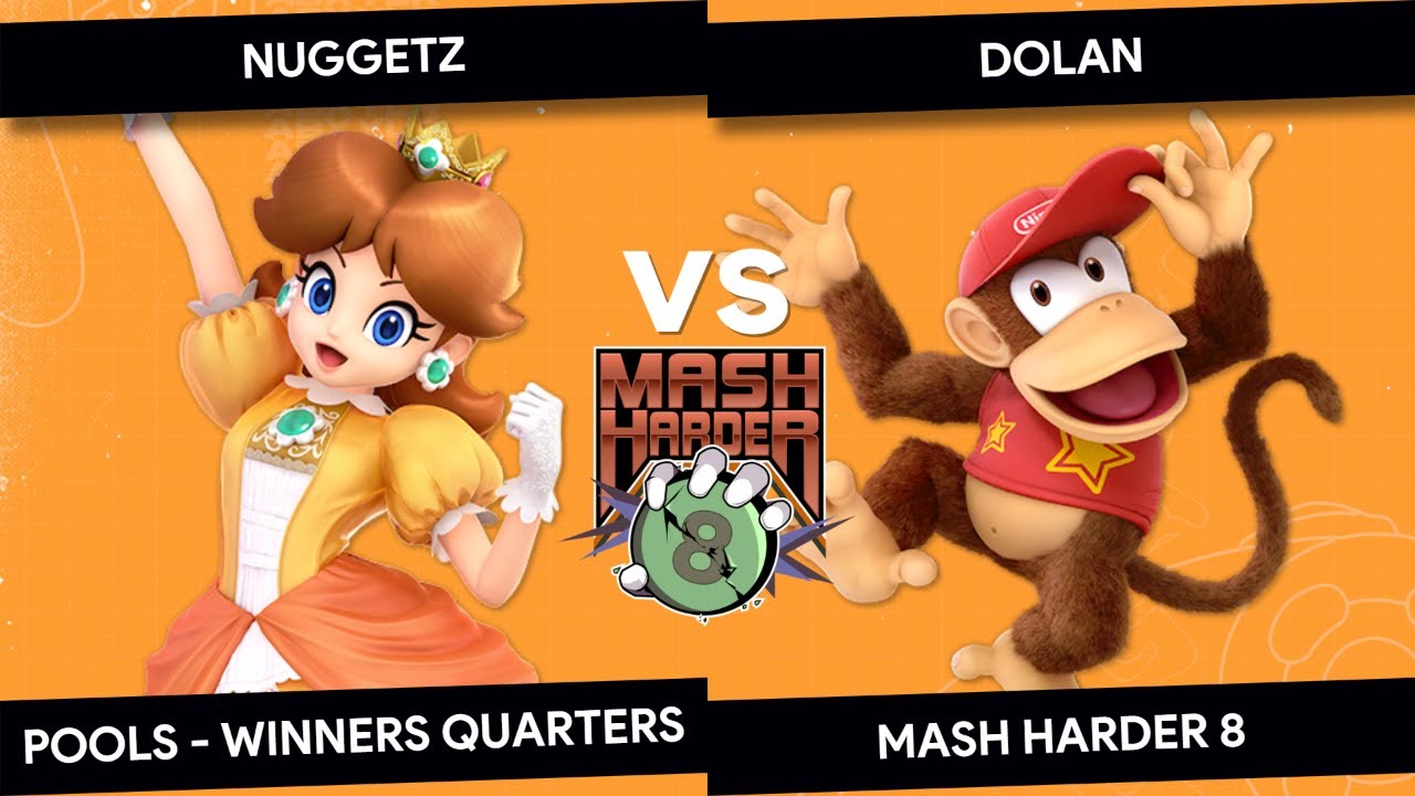 Mash Harder 8 - Nuggetz (Daisy) vs Dolan (Diddy Kong) - Pools - Winners ...