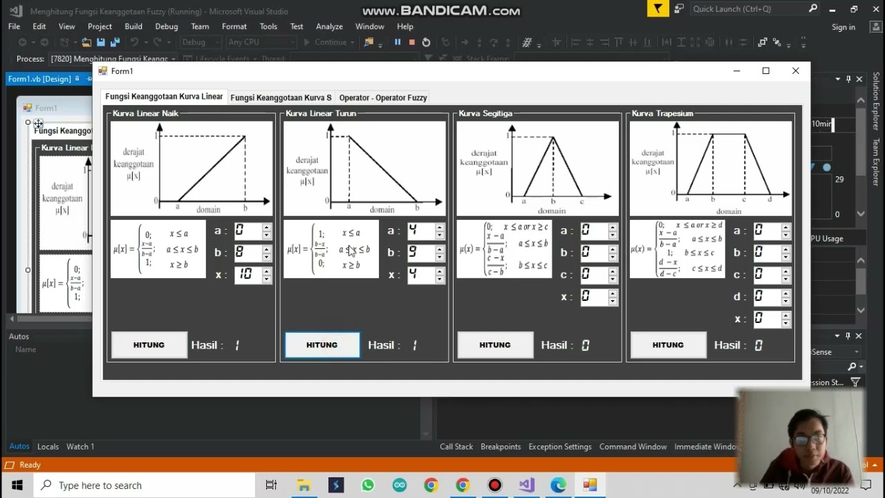 Menghitung Nilai Derajat Keanggotaan Fuzzy dengan Menggunakan Visual ...