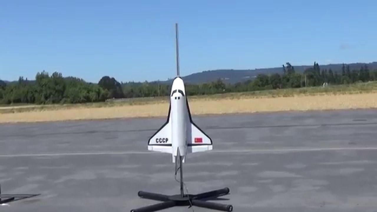 Russian Buran Shuttle RC Rocket Glider flights - YouTube