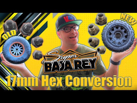 Losi Super Baja Rey 17mm Hex Conversion - Proline Wheels and Tires ...