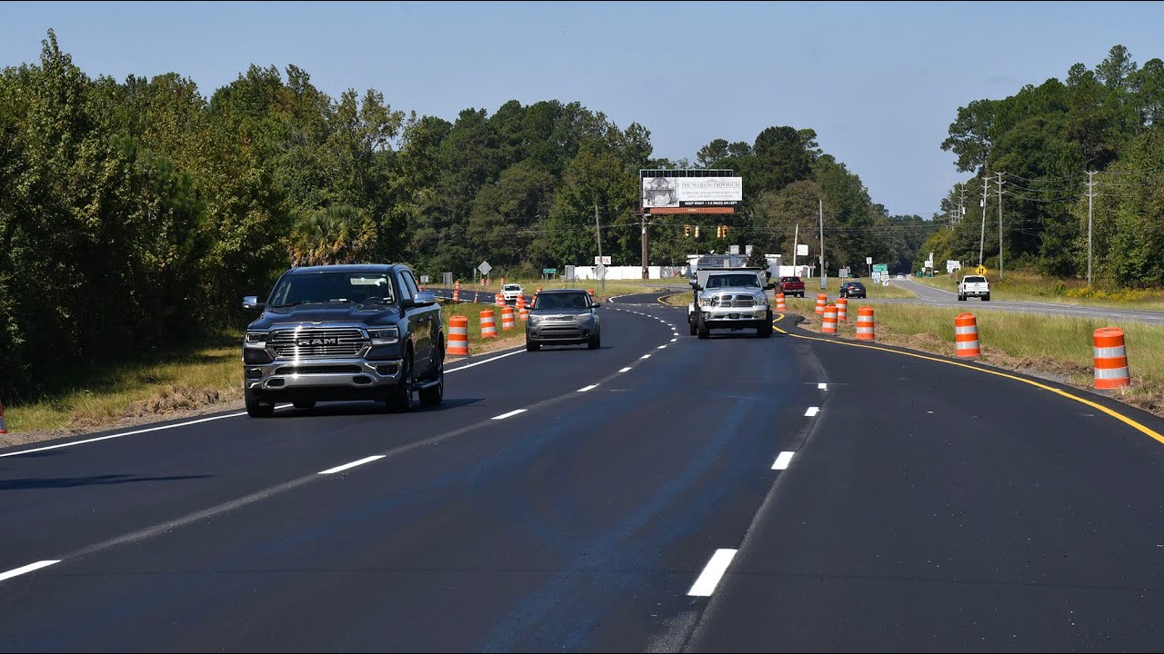 SC 576 and SC 501 Road Construction in Marion County - YouTube