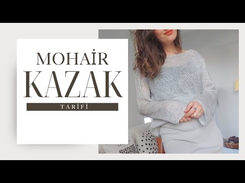 Mohair Salaş Kazak Tarifi.Angora İpten Kazak Yapımı.