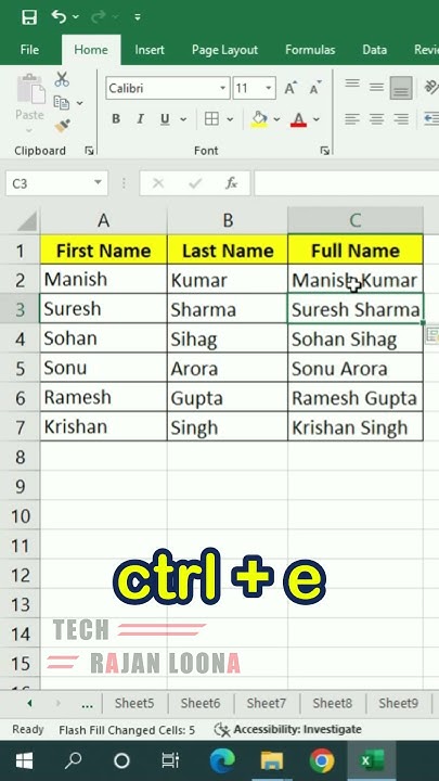Merge Two Columns In Excel Combine Two Column In Excel Merge Two Cells In Excel Exceltricks