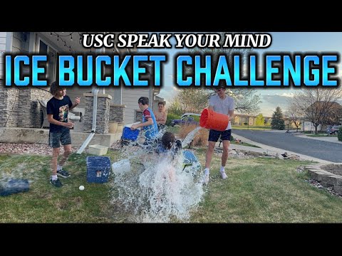 USC SPEAK YOUR MIND ICE BUCKET CHALLENGE! - YouTube