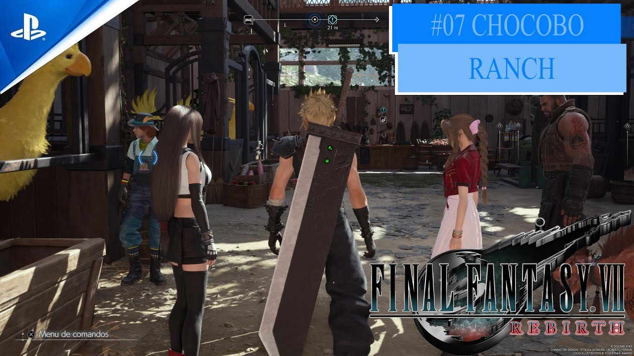 FINAL FANTASY VII REBIRTH - #7 Chocobo Ranch | 4K60FPS | Walkthrough ...