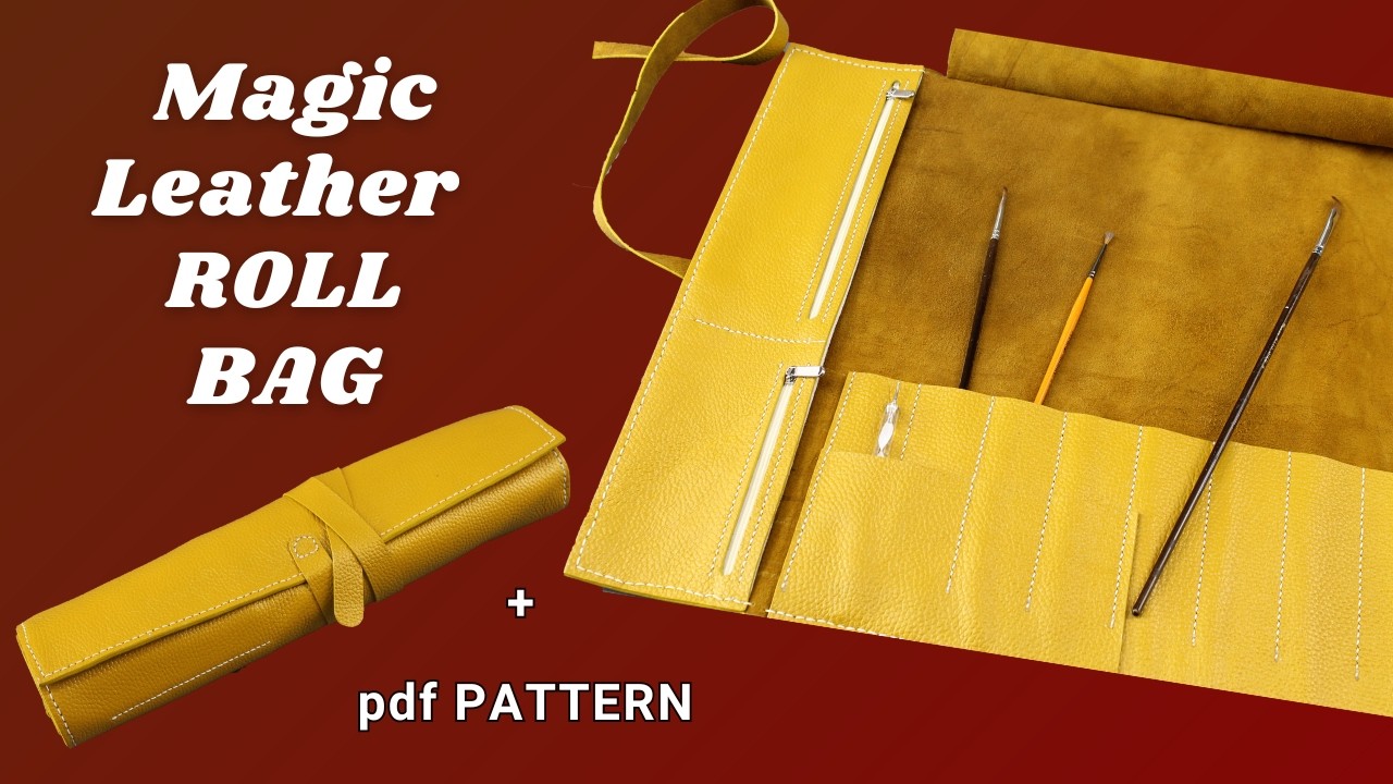 🔴Earn 5000$ per month by this roll tool bag + PDF pattern | Tutorial ...