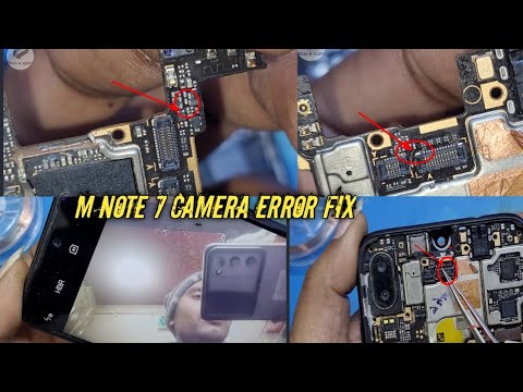 Xiaomi Note 7 Front camera error problem Fix - YouTube