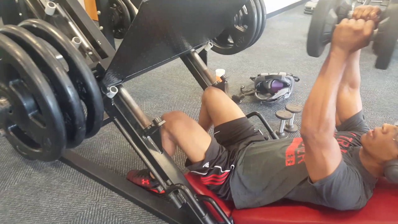 Promaxima Leg Press w/ Toes SS Incline Dumbbell Chest Fly - YouTube