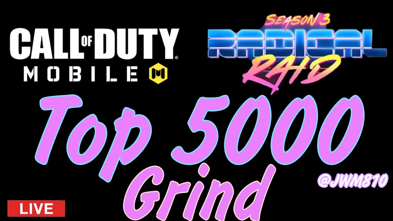 STAYING ON THE TOP 5000 BR LEADERBOARD CODM | 4/20 Friendly | @JWM810 ...