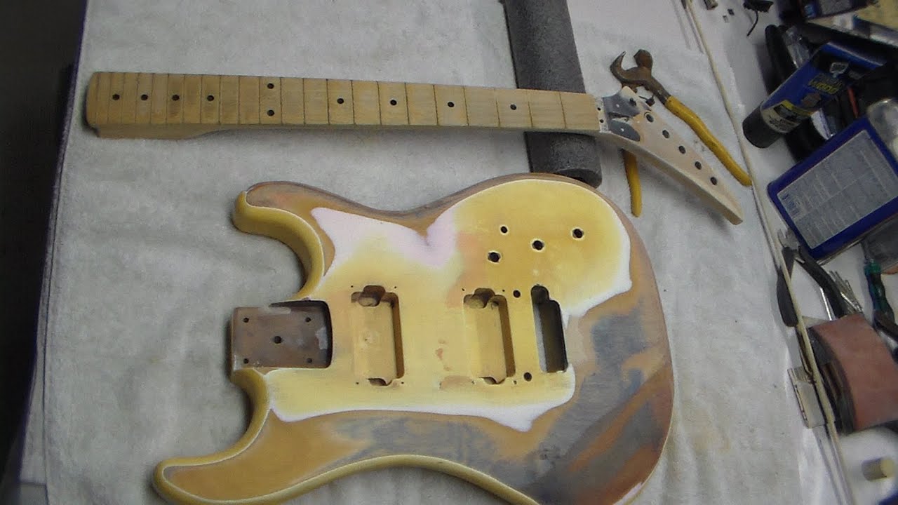 Bozo's kramer,barrel jack resto with help from guitar guy paul unkert ...