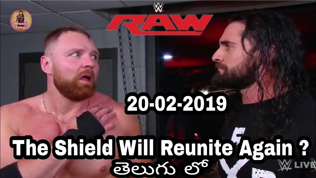 The Shield reunite 2019 ? Dean Ambrose Seth rollins backstage Telugu ...
