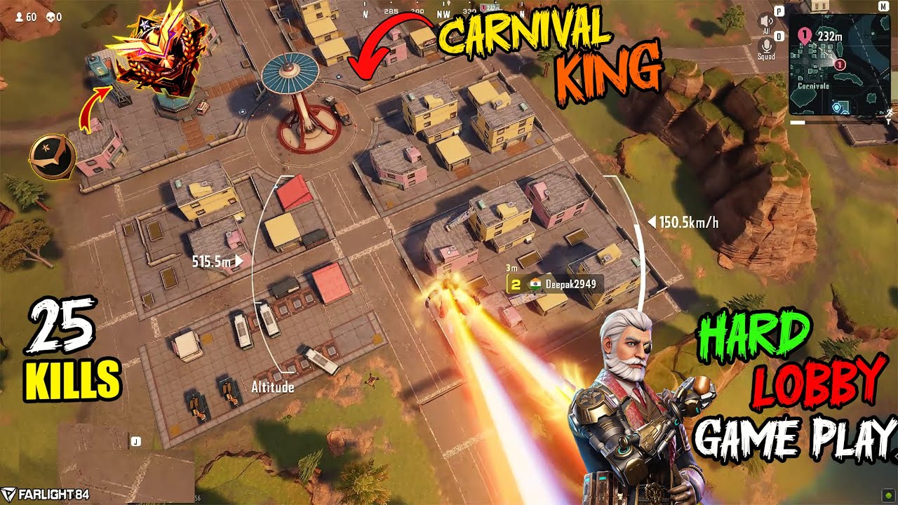 Solarland farlight 84 • HARD LOBBY ⚡️ Squad Solo vs squad 💔 farlight 84 ...