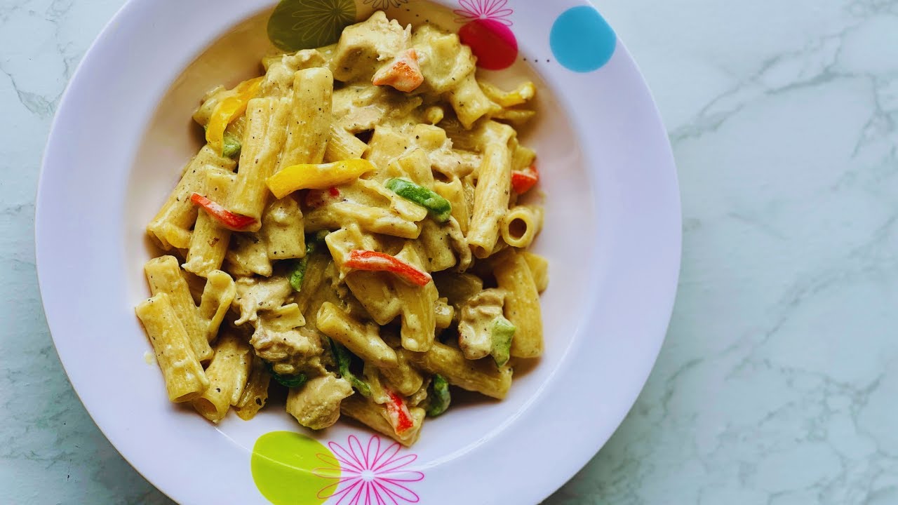 How to Make Creamy Chicken Pasta Without Cheese (No Cream Needed ...