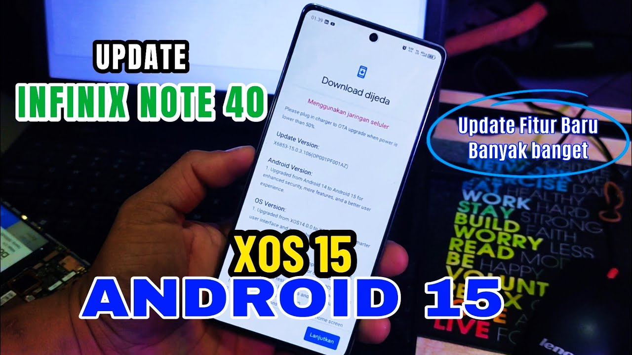 UPDATE XOS 15 INFINIX NOTE 40 ANDROID 15 ‼️Bukti Konsisten Infinix, Tetap Manis di awal?? - YouTube