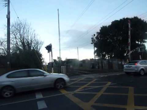 VERY RARE - Baldoyle Road level crossing is broken. - YouTube