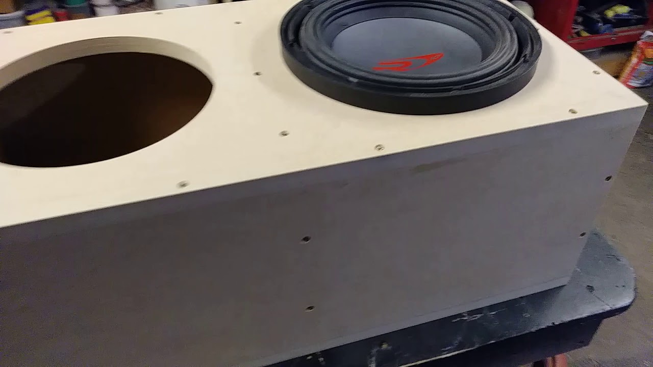 Alpine Type R Sub Box Build - YouTube