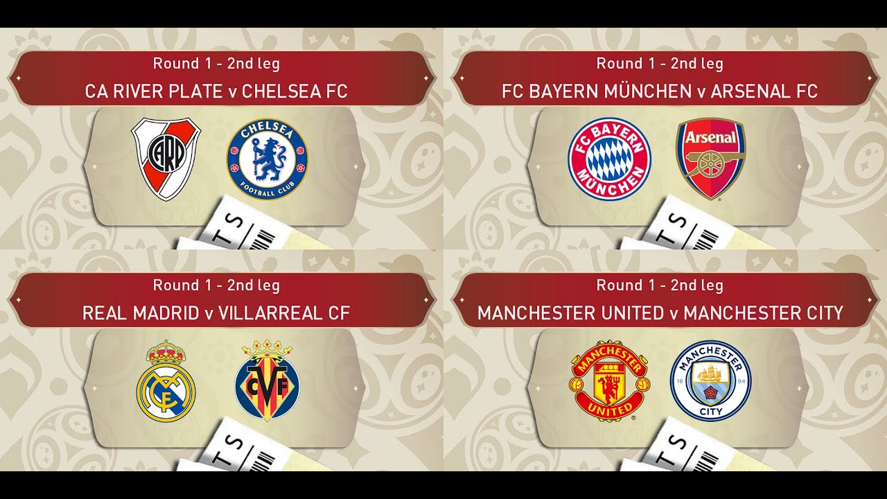 River Plate - Chelsea ★BAYERN - ARSENAL★ REAL MADRID - VILLARREAL★ MAN ...