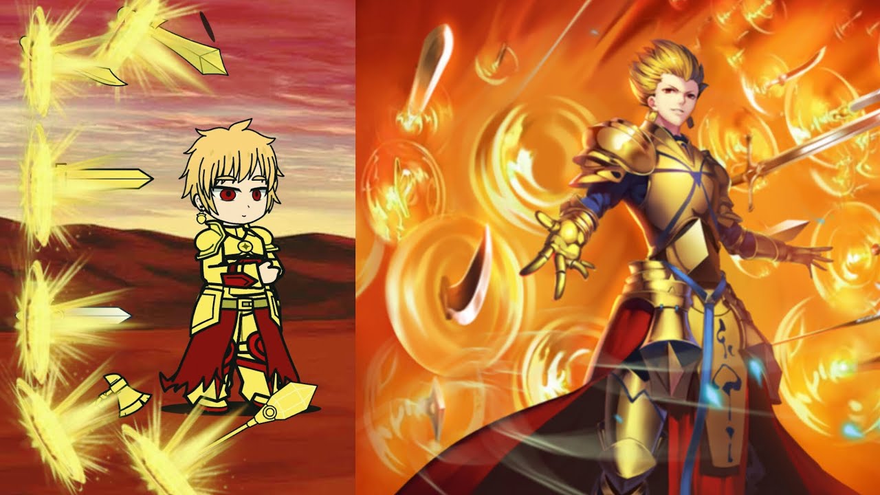 Gilgamesh Noble Phantasm | Gate of babylon | Enuma elish | Fate | # ...