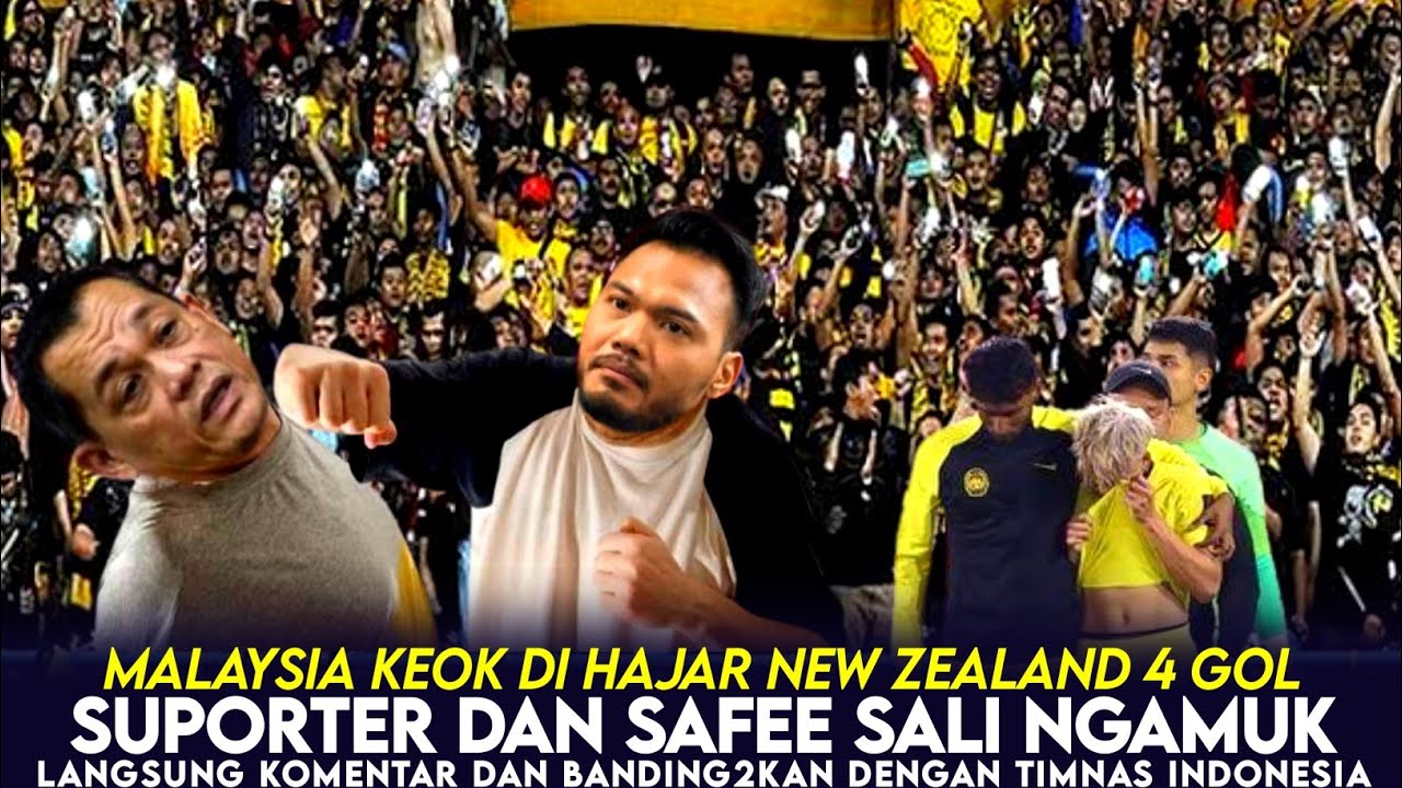 SEFEE SALI NGAMUK🔴MALAYSIA KEOK DI HAJAR 4 GOL. SUPORTER & SAFEE.S ...