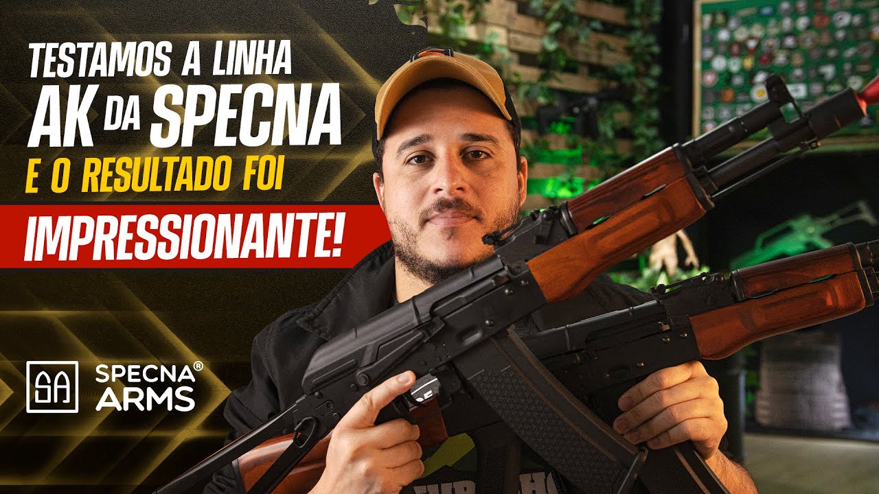LINHA AK DA SPECNA ARMS J02 E J08 WOOD 😎 | REVIEW E TESTES - YouTube