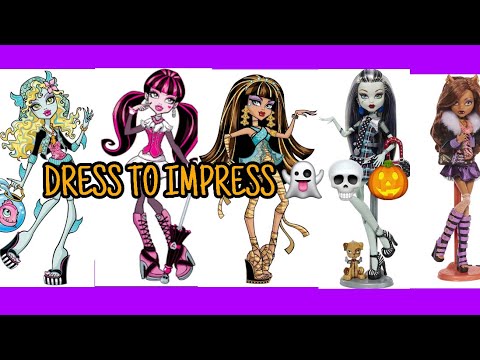 DRES TO IMPRESS BUT I DRESS UP AS A MONSTER HIGH CHARACTER (MH/DTI ALL ...