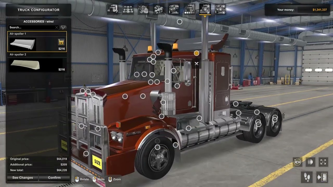 ATS SWR Customs Kenworth T659 Mod Showcase - YouTube