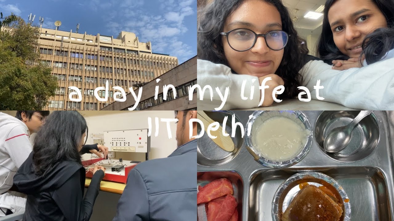 day in my life at IIT Delhi ; classes & labs 📚; papers distributed 📑 ...