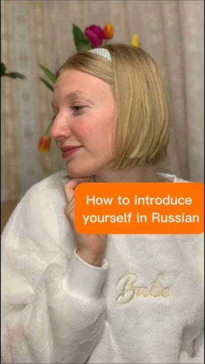 How to introduce yourself in Russian? - YouTube