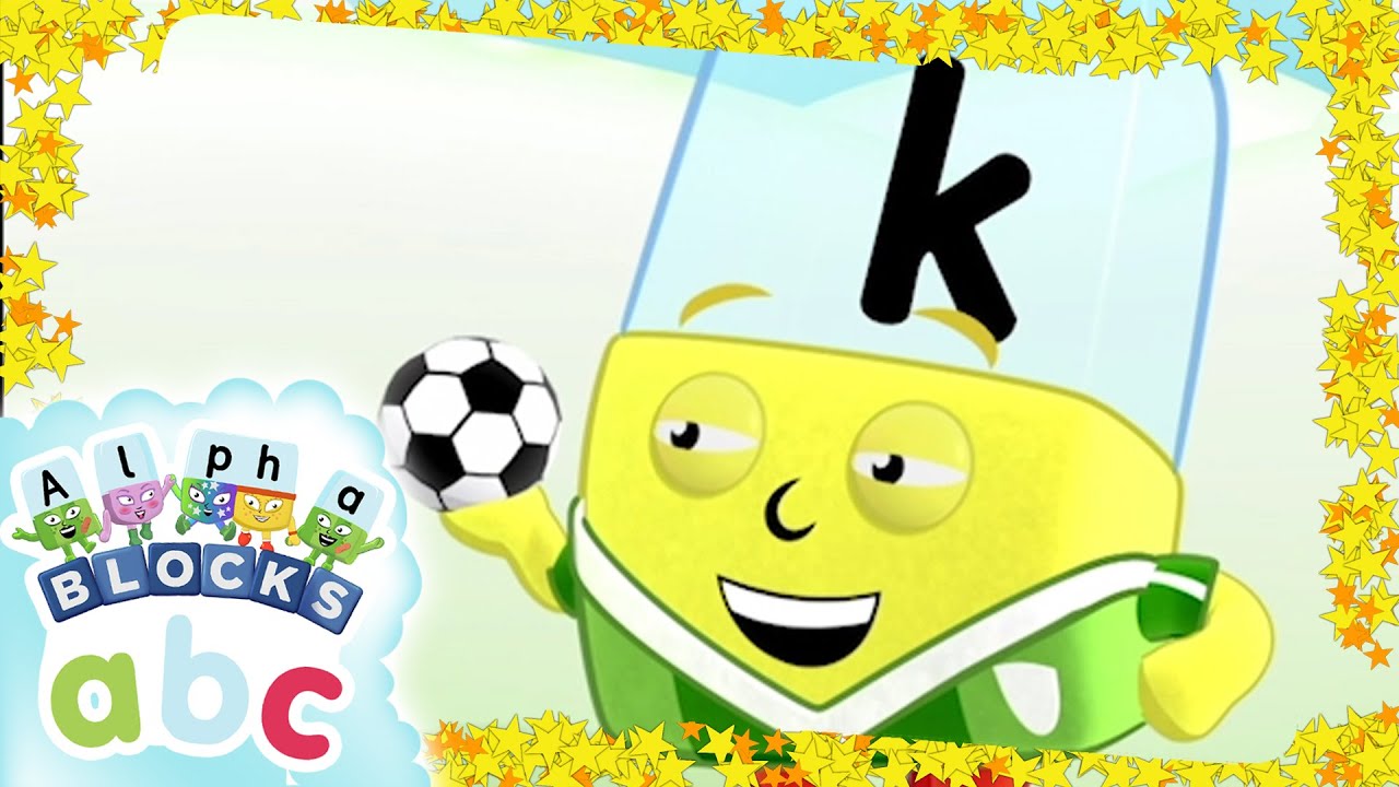 Alphablocks - K has a Kick-about! ⚽️ | Phonics | Learn to Read ...