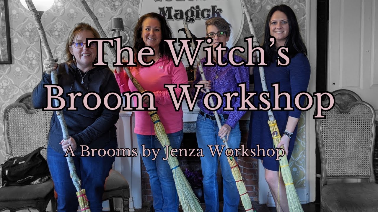 Witch's Broom Workshop: A Brooms by Jenza in-person workshop - YouTube
